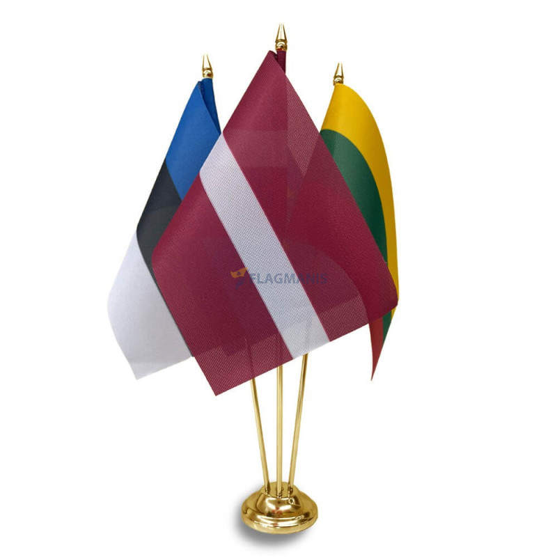 Reklāmas karogs ar dizainu "Strādājam". Pirkt reklāmas karogu tiešsaistē!