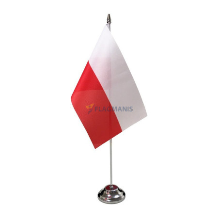 Polijas galda karogs. Pasūtiet karogu tiešsaistē!